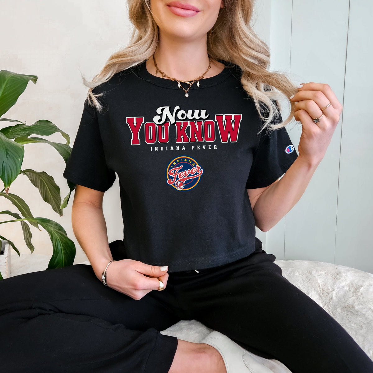 Now You Know Indiana Fever Champion Crop Top – Kowen Designs